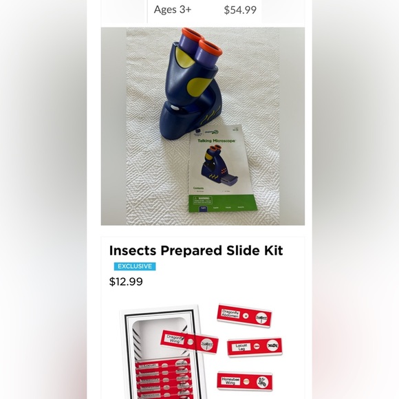 GeoSafari | Toys | Jr Talking Microscope By Geo Safari 2 Extra Slides ...